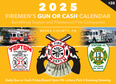 Gun Raffle Calendar – Topton Volunteer Fire Company