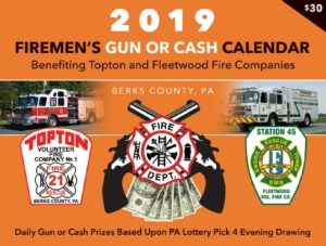 Gun Raffle Calendar - Topton Volunteer Fire Company